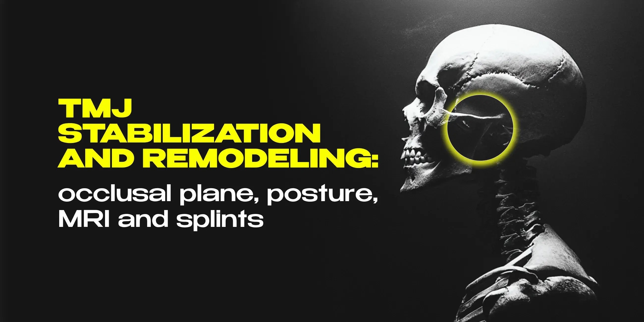 Webinar on gnathological problems, functional changes in TMJ