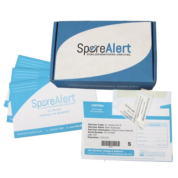 SporeAlert Quarterly Multi-Strip Mail-In Sterilizer Monitoring Spore ...