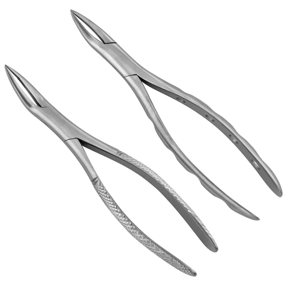 ProDent USA 301 & 300 Extraction Forceps. Serrated, Long, Narrow
