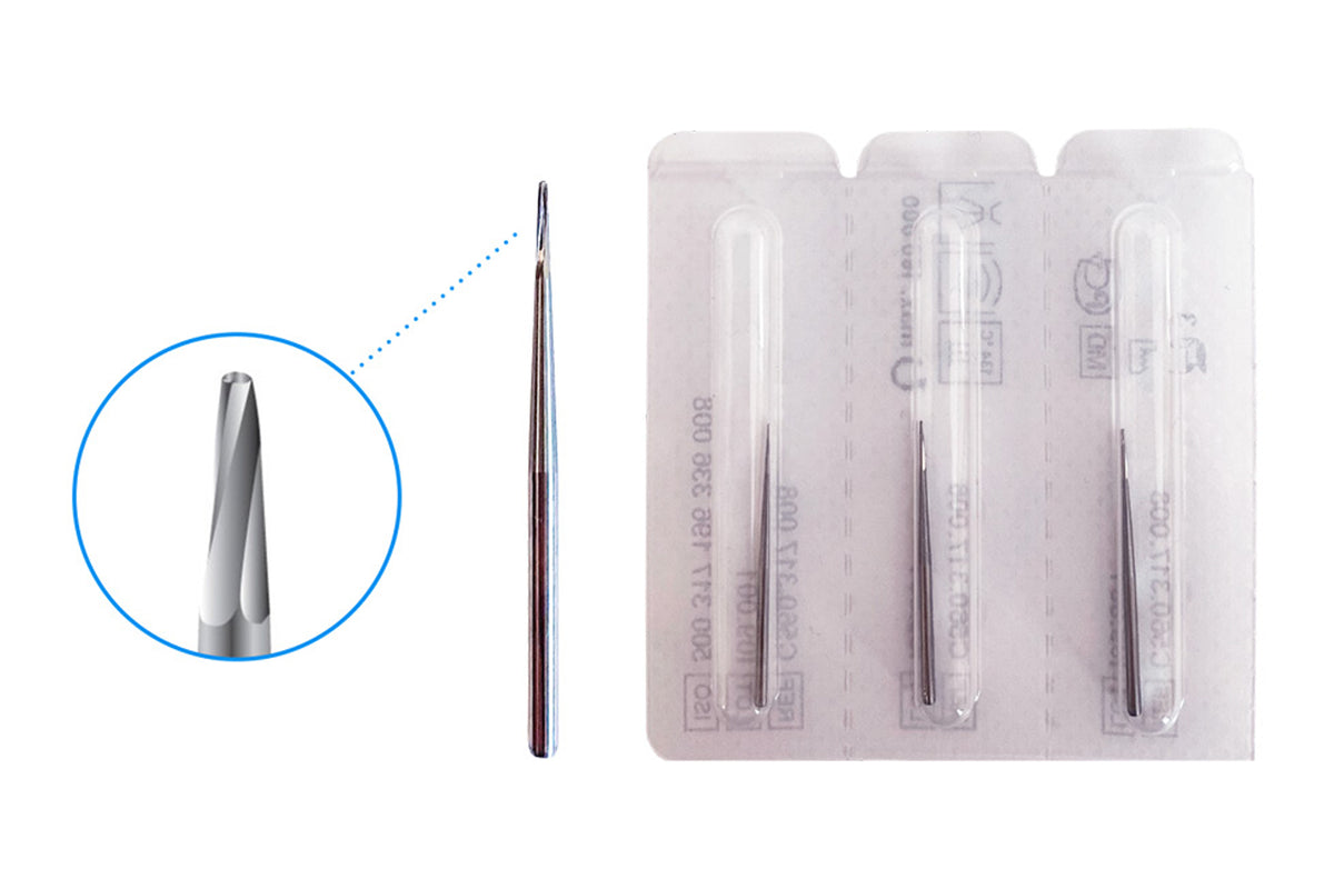 Morten VetDentist root tip drill for FG, pack of 3 pcs.