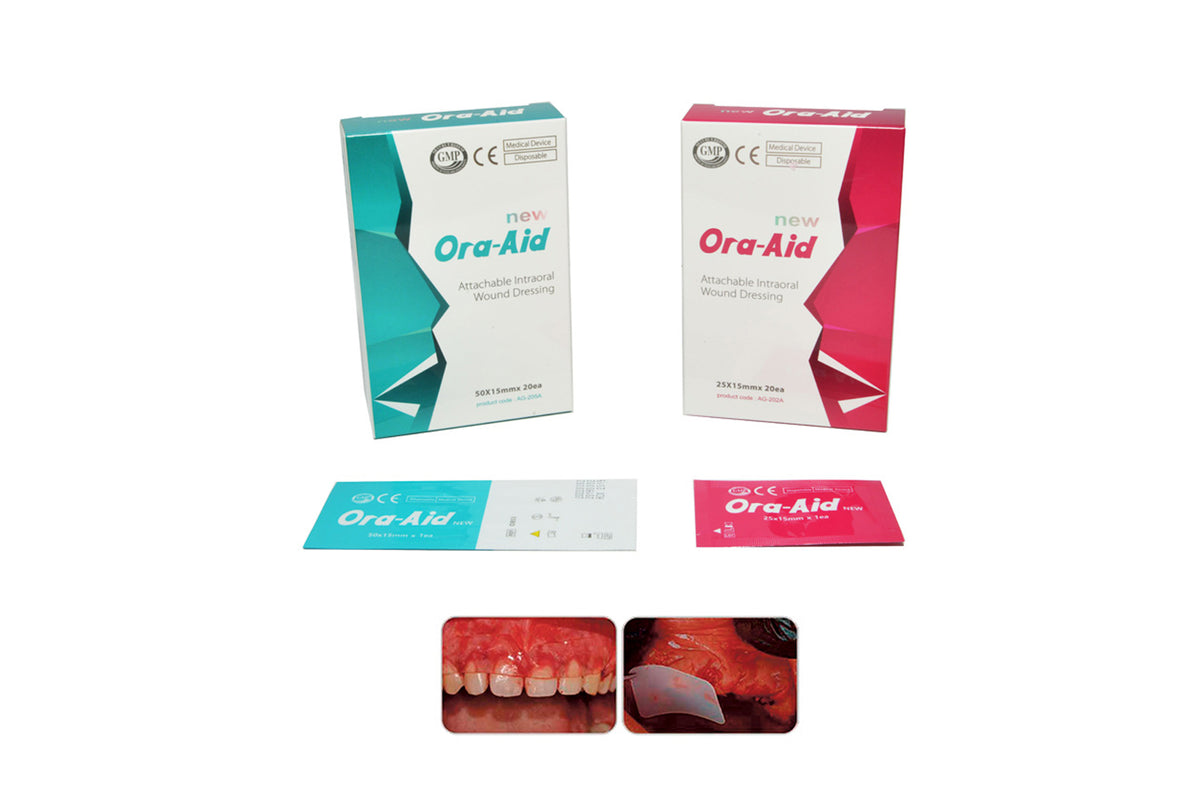 New - Ora-Aid wound plaster, pack of 20 pcs. - 50 x 15 mm