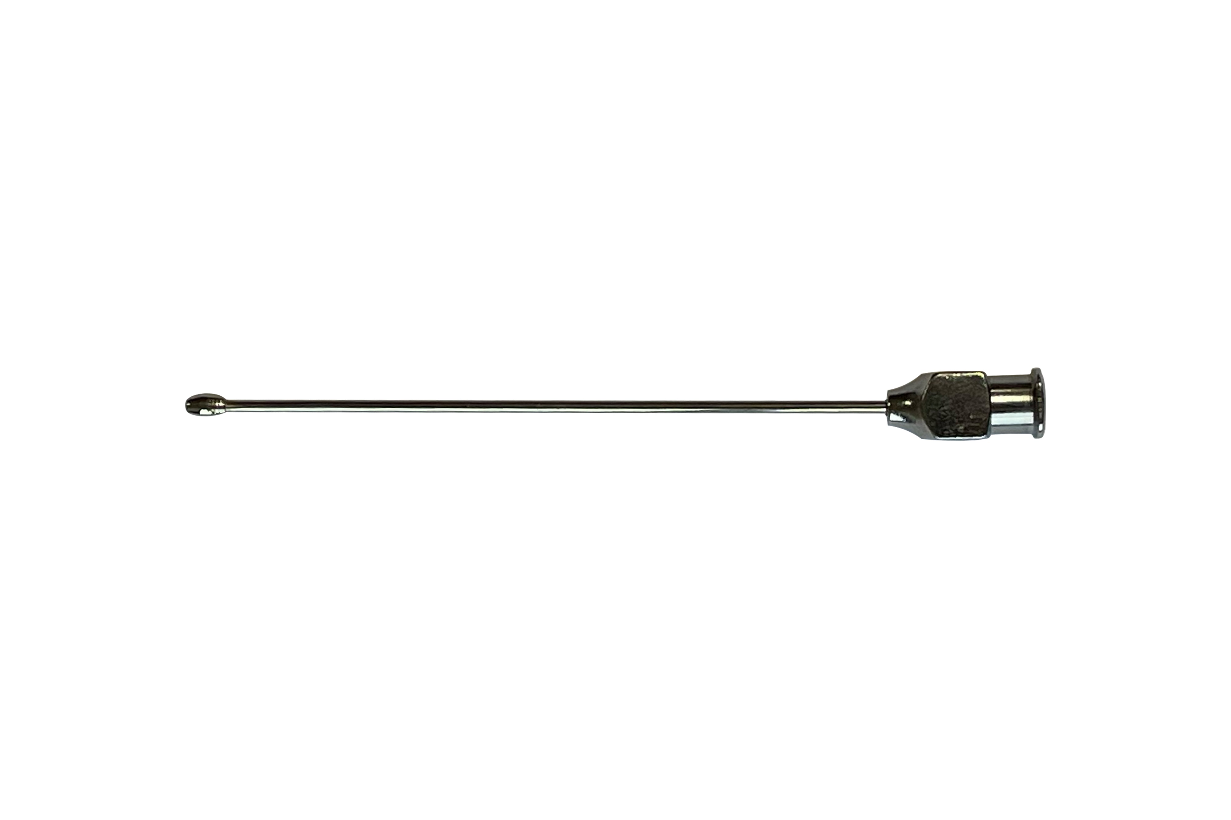 Steel needle for suction with olive - 18G - 1.3 mm