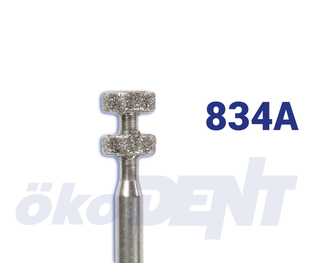 Std-Diamant Medium Burs - Depth Marker, HP Shank, L=1mm, D=3.1mm, 5-Pack
