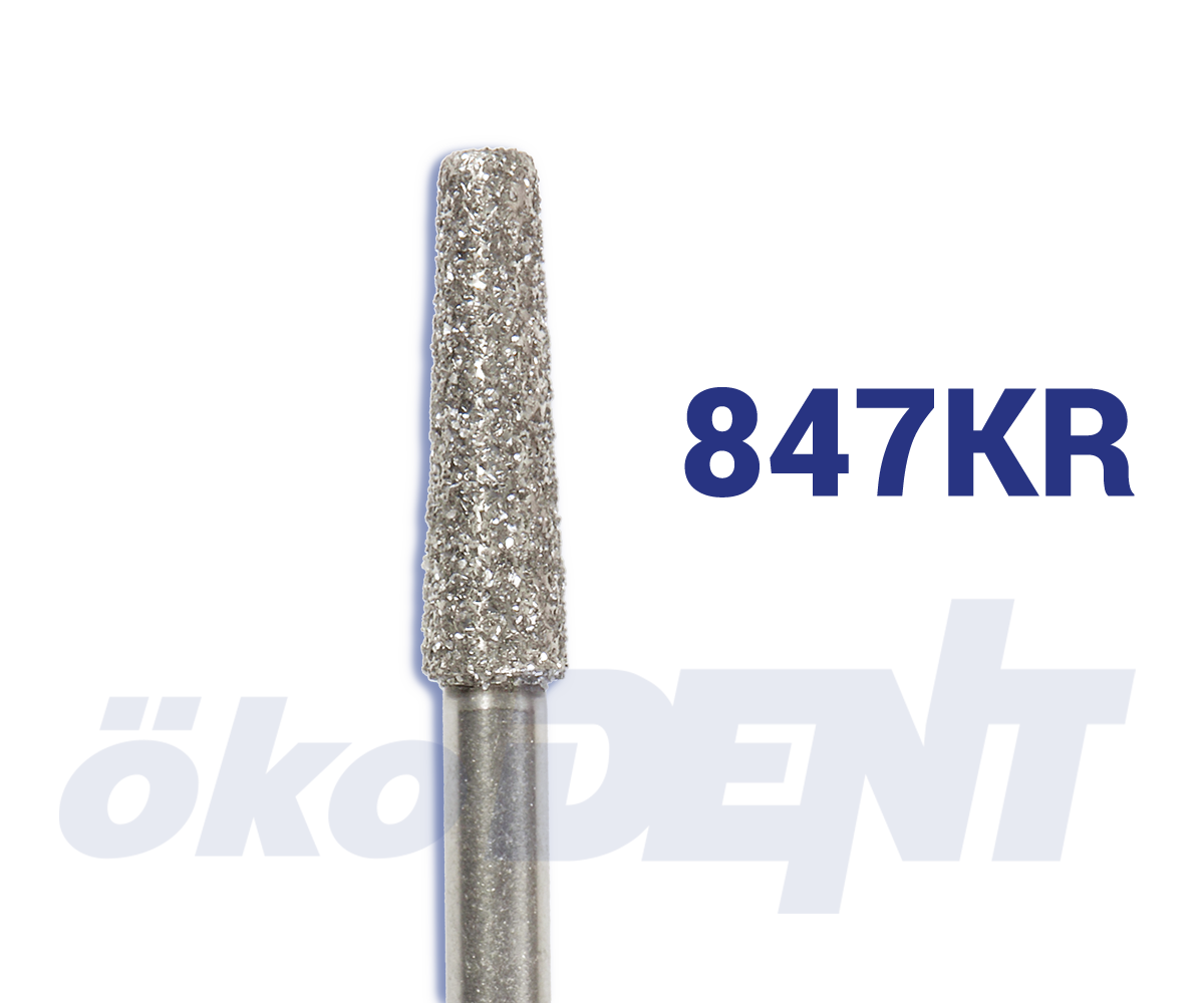 Std-Diamant Super Fine Burs - Cone Cylinder, RA Shank, L=8mm, D=1.6mm ...