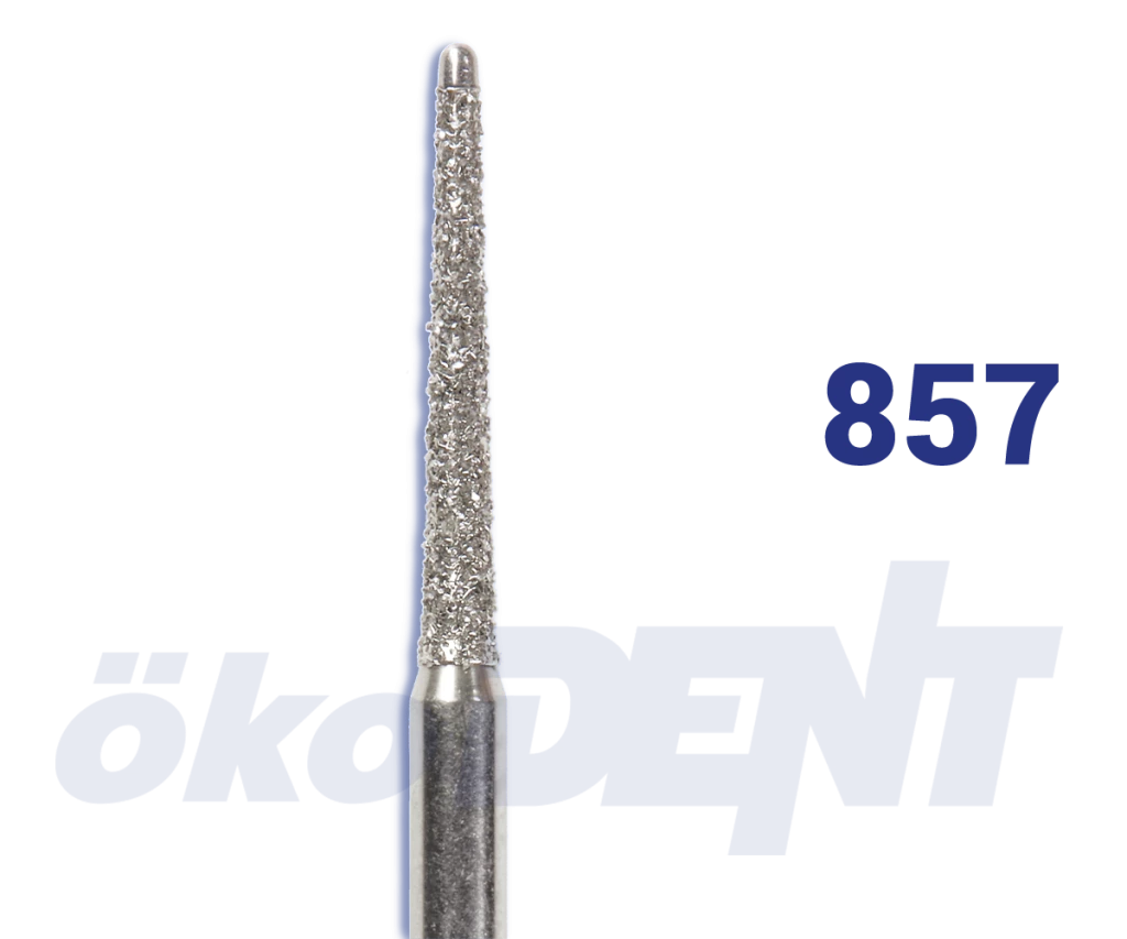 Std-Diamant Medium Burs - Safe END, RA Shank, L=10mm, D=1mm, 5-Pack