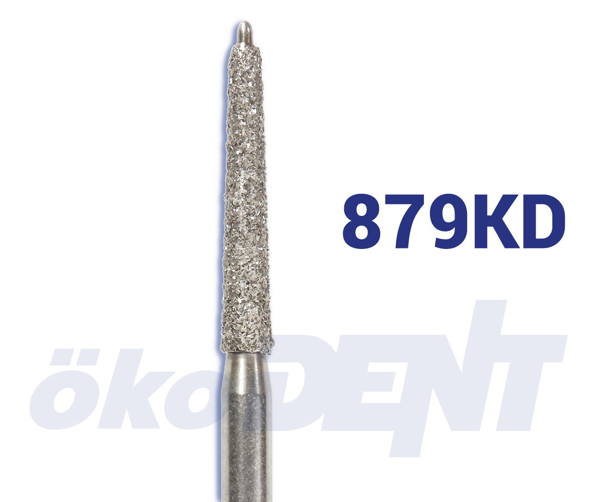 Std-Diamant Medium Burs - Guide Pin, FG Shank, L=10.0mm, D=1.6mm, 5-Pack