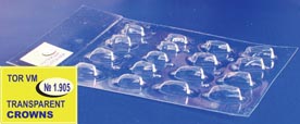 Transparent crowns for approximal surface of small and medium incisors ...
