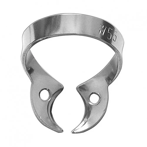 Wingless clamp №W56 with rigid angular "jaws" for large lower molars 1pc.
