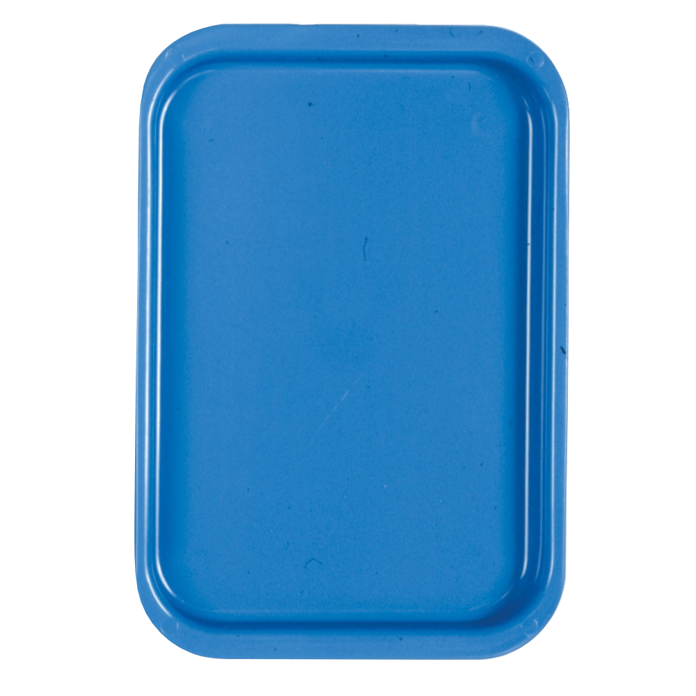 Autoclavable plastic tray | Mini flat - Blue