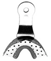 Osung Regular Partial Stainless Steel Impression Tray, PB - Lower Jaw Front