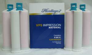 Heritage 7 Vinyl Polysiloxane Light Body Fast Set Impression Material ...
