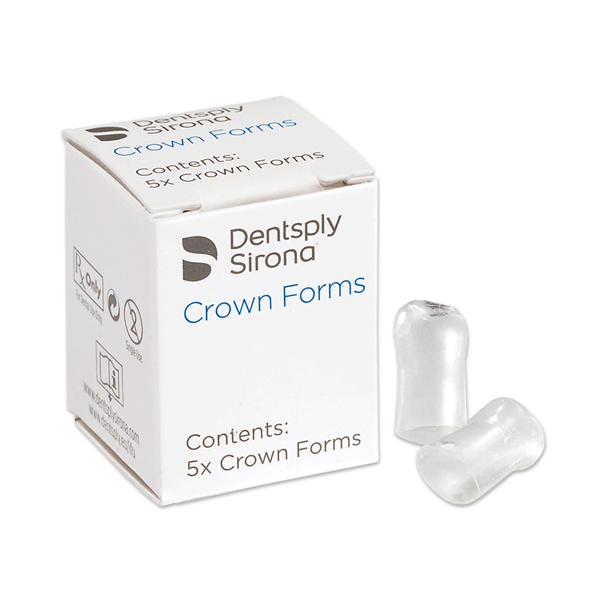 Crown Forms #F4 Medium Upper Replacement Crown, Left/Right Bicuspid, 5/Pk