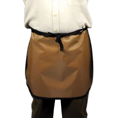 Palmero Cling Shield Lap Apron, Textured Grey 24" x 18.125", 0.5mm medical