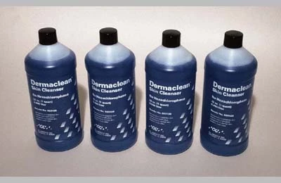 Dermaclean scented skin cleanser, 32 ounce bottle of cleanser