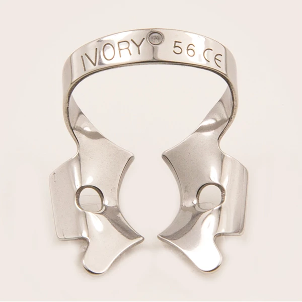 Ivory Clamps #56 Winged Metal Rubber Dam Clamp, Single clamp